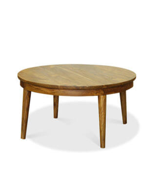 Conor Teak Round Coffee Table | Wihardja Teak Furniture Singapore