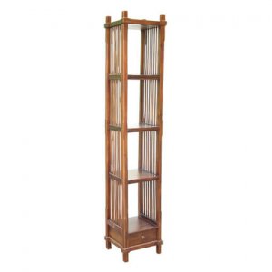 Cardan Teak Book Rack | Shop Furniture Online in Singapore