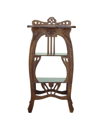 Rubi Teak Display Rack | Wihardja Teak Furniture Singapore