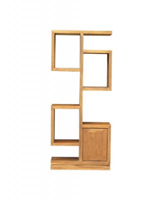 Cheryl Teak Display Shelf | Wihardja Teak Furniture Singapore