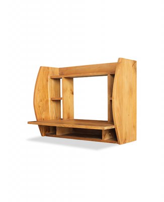 Gwenneth Teak Floating Study Table | Wihardja Teak Furniture Singapore