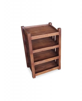Ivery Teak Shoe Rack | Wihardja Teak Furniture Singapore