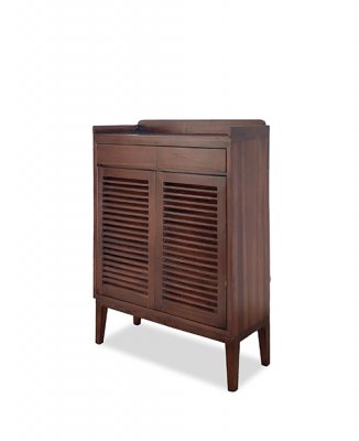 Stevon Teak Shoe Cabinet | Wihardja Teak Furniture Singapore