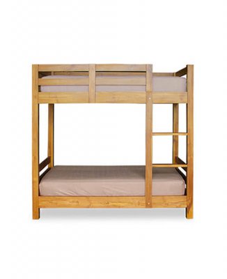 Tate Teak Double Decker Bunk Bed, H200cm | Wihardja Teak Furniture ...