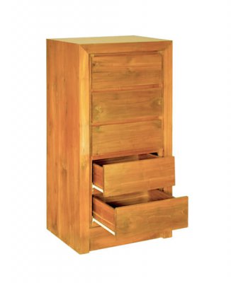 Mica Teak Chest of Drawers | Wihardja Furniture Singapore