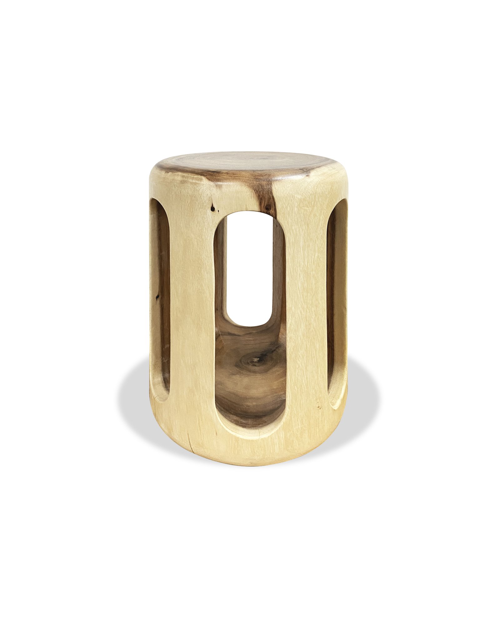 Lorene Suar Wood Stool | Wihardja Teak Furniture Singapore