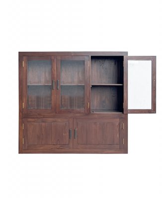 Seela Teak Display Cabinet | Wihardja Teak Furniture Singapore