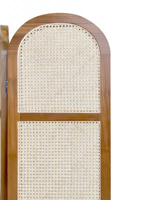 Jacks Teak Partition Rattan | Wihardja Teak Furniture Singapore